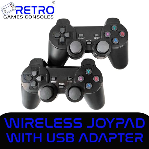Wireless Joypad /Joysticks with USB Adapter – Retro Game Console